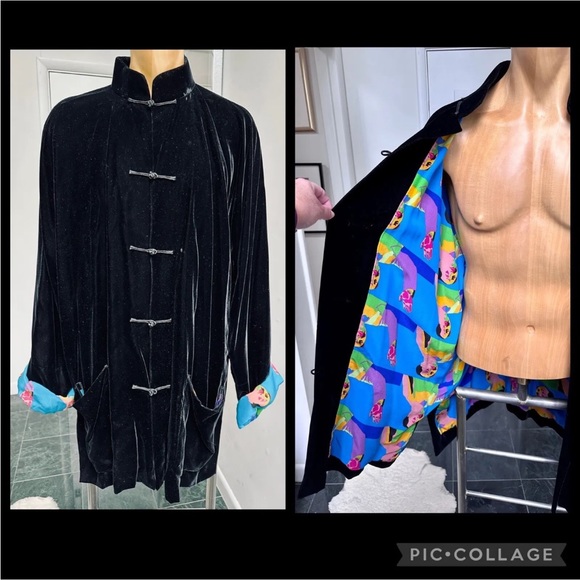 Shanghai Tang | Jackets & Coats | Vintage 99s Shanghai Tang Velvet ...